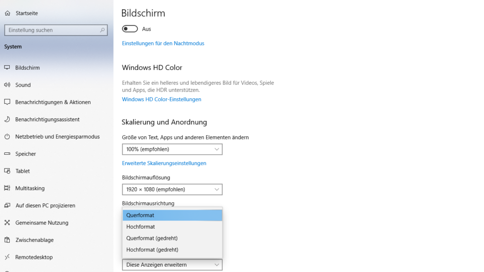 Bildschirm drehen: 4 einfache Tricks für Laptops & Tablets