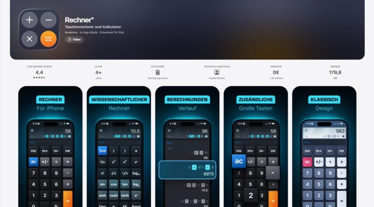 Taschenrechner Apps: Die besten 8 für Android & iOS 2026